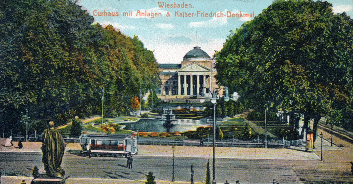 Das alte Wiesbaden in Farbe - Bürgerleben